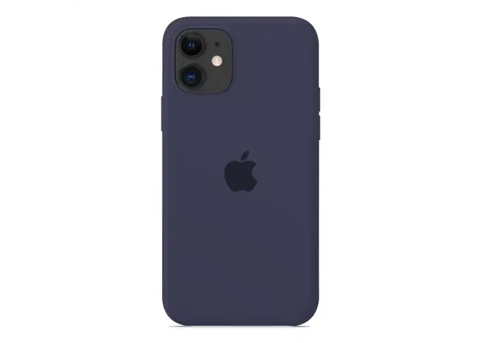 Силиконовый чехол Apple Silicone Case Midnight Blue для iPhone 12